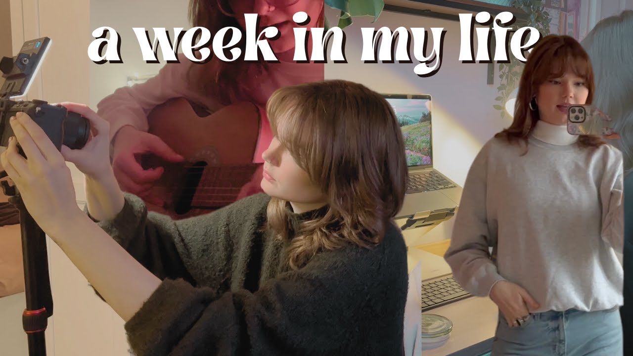 a realistic week in my life as a content creator (creating structure ...