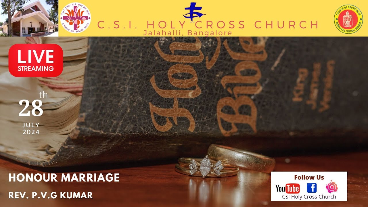 CSI HOLY CROSS CHURCH LIVE SUNDAY WORSHIP - YouTube