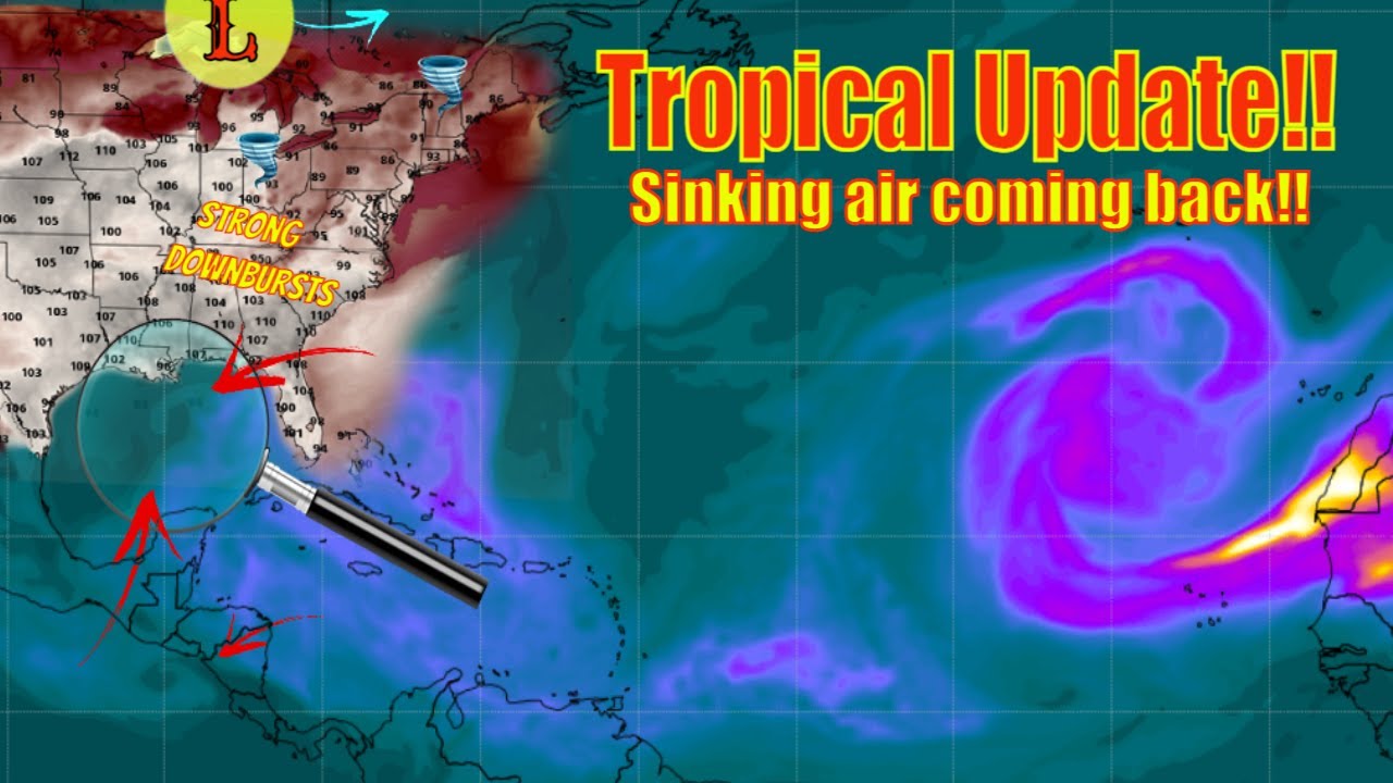 Latest Tropical Update & Severe Weather Forecast, Downbursts ...