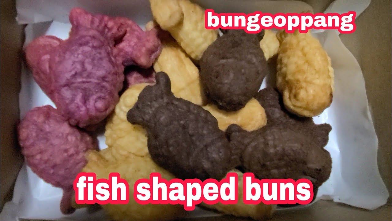 MINI FISH SHAPED BUNS(bungeoppang)KOREAN STREET FOOD - YouTube