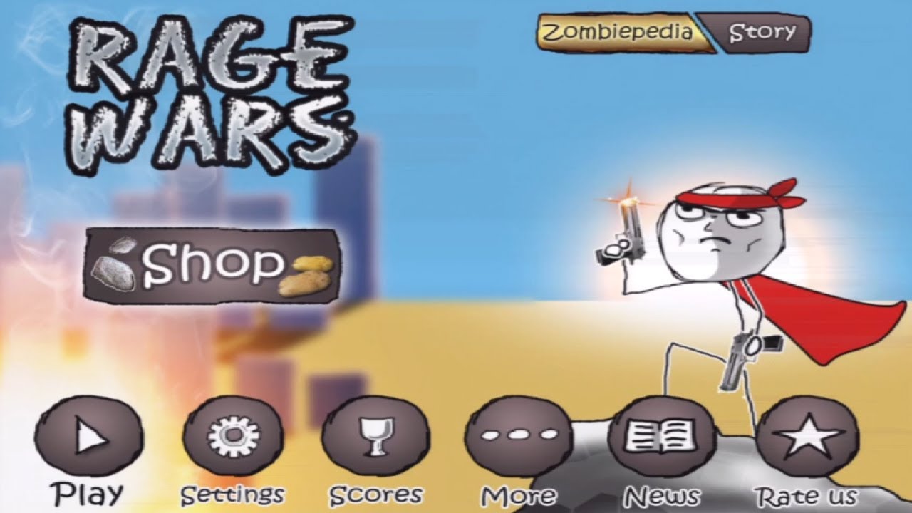 Rage Wars HD : Meme Shooter - Gameplay [iOS] - YouTube