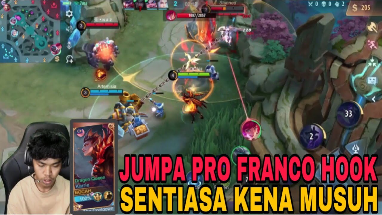 SOLOZ DAN PENJAHAT TERKEJUT JUMPA PRO PLAYER FRANCO ! HOOK SENTIASA ...
