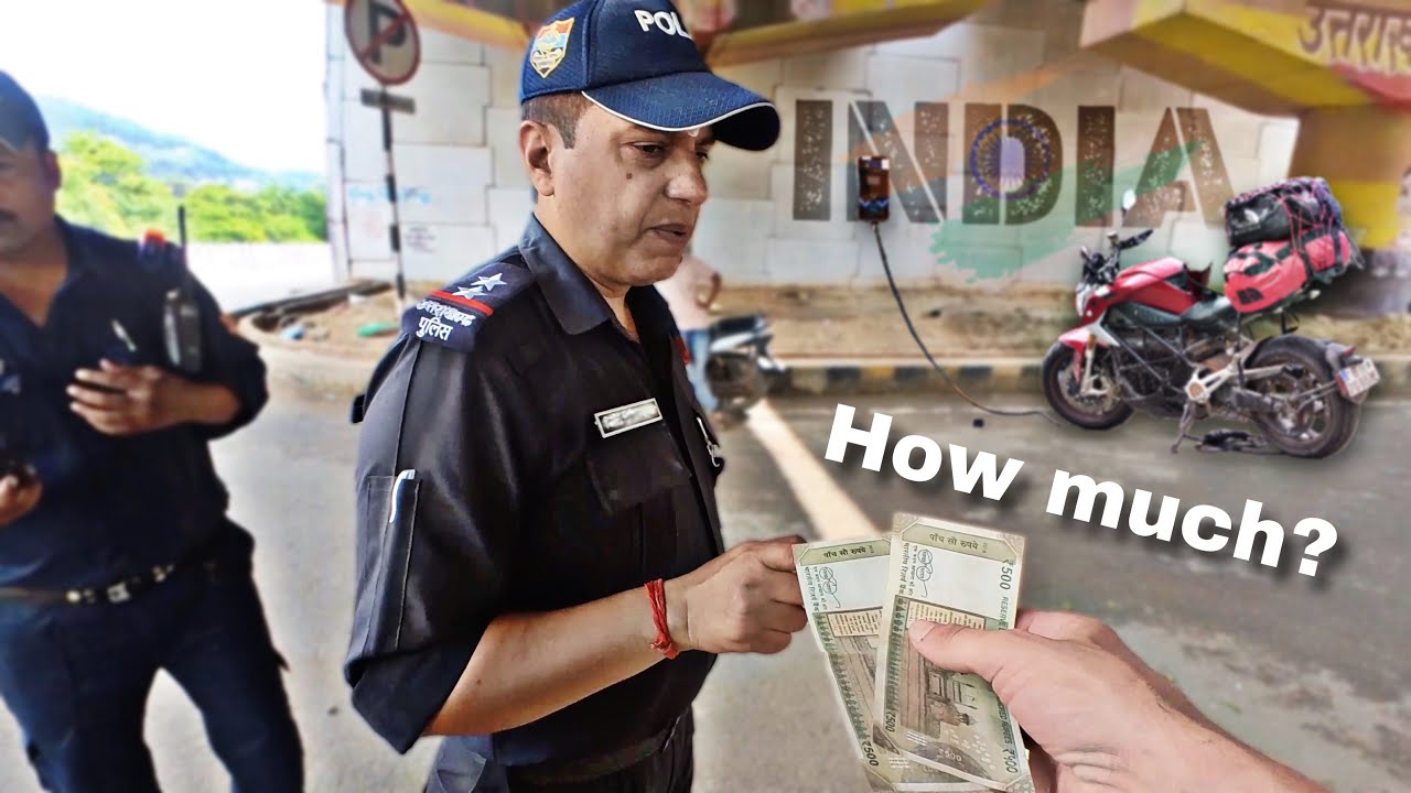 Indian cop won’t take my money!🇮🇳 - YouTube