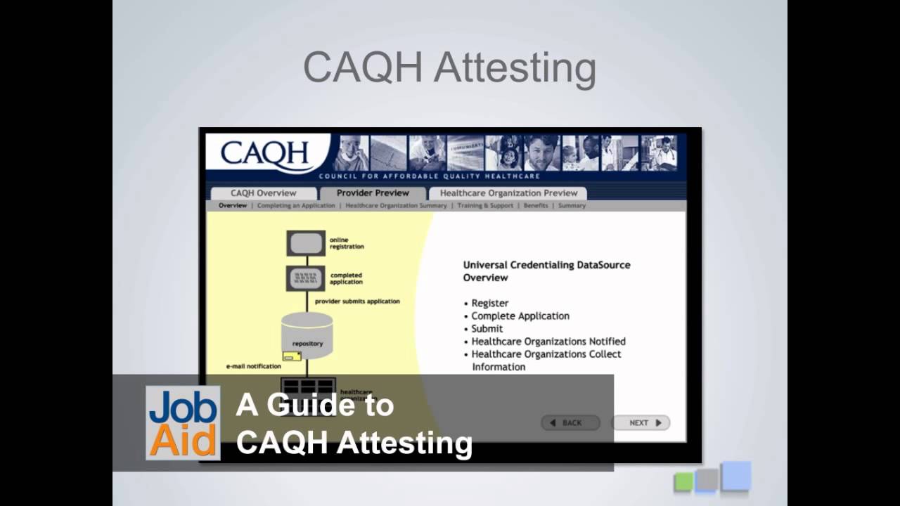 Introduction To Credentialing & CAQH - YouTube