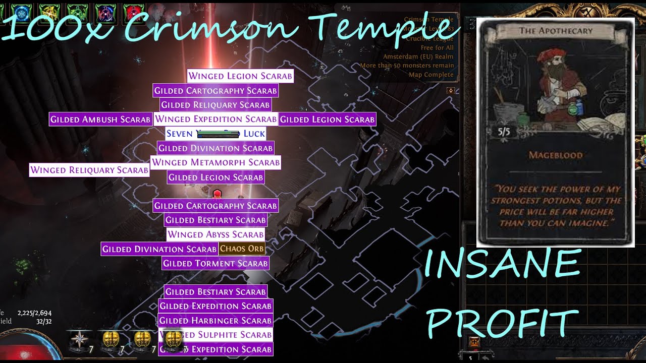 (3.21) 100x Crimson temple. 15-20 div profit.| 97%IIQ 431% IIR | - YouTube