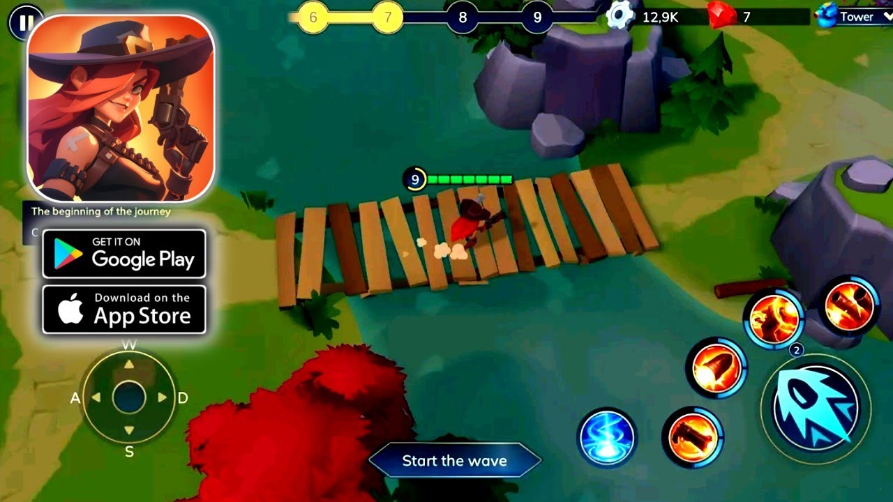 Heroes of Tower Defense Battle Gameplay (Android,IOS) - YouTube