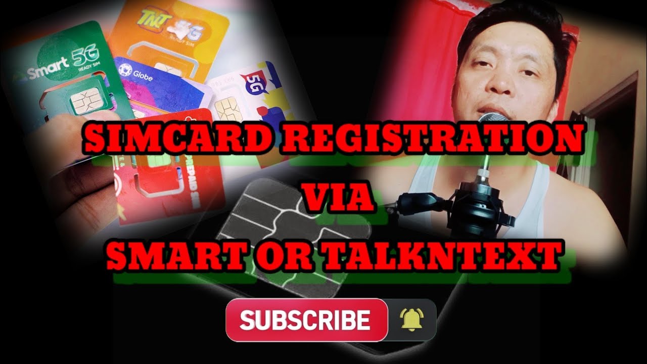 SIMCARD REGISTRATION VIA SMART OR TALK N TEXT TUTORIAL - YouTube