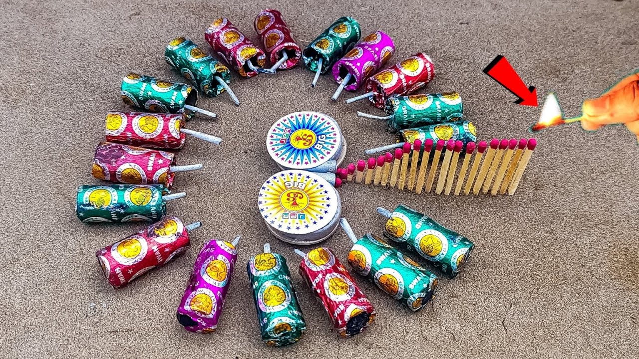 Ground Chakri Vs Matchstick Chain Reaction Domino Amaging Experiment ...