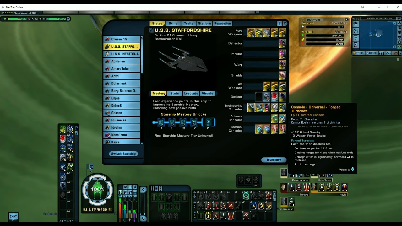 Star Trek Online Section 31 R&D Battlecruiser Proof of Concept - YouTube