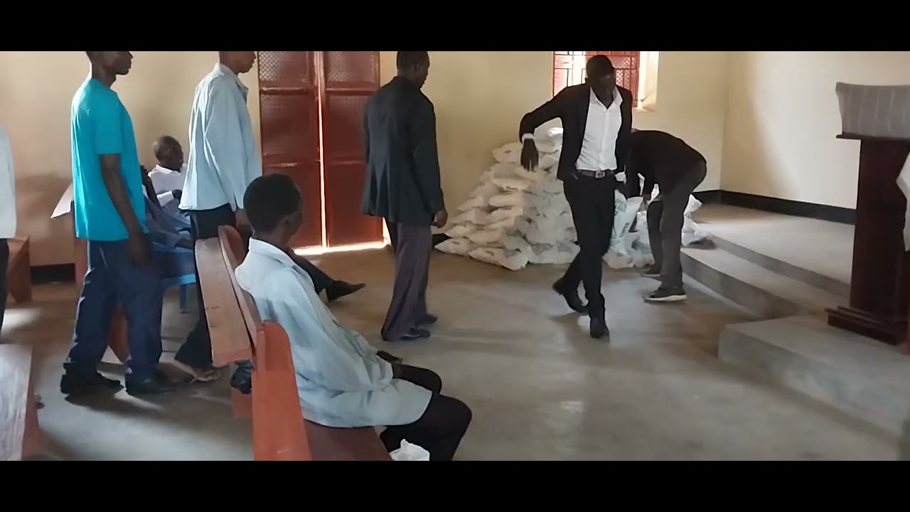 CFM distributing posho to the church members of Golden Ngora district ...