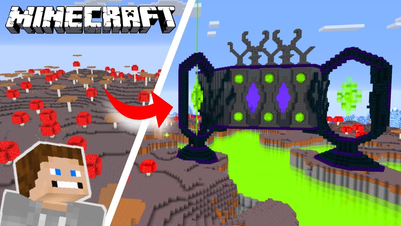 I built an ALIEN MEGA BASE in Minecraft Survival - YouTube