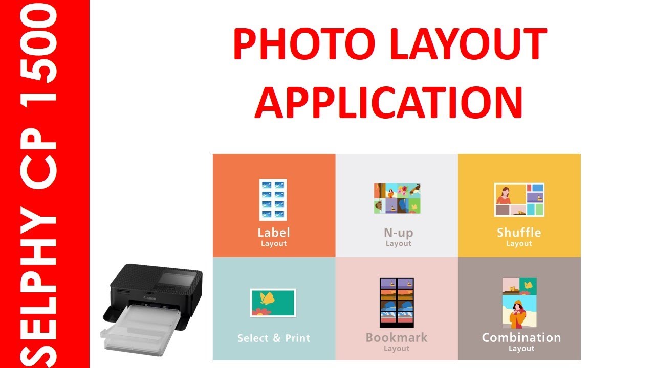 SELPHY CP 1500 PHOTO LAYOUT APPLICATION DOWNLOAD AND INSTALL - YouTube
