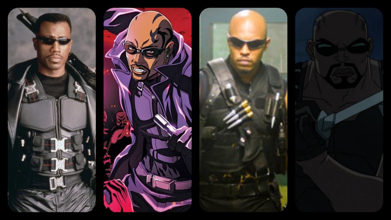 "Blade" Evolution in Cartoons, Movies and Shows (Marvel Comics ...