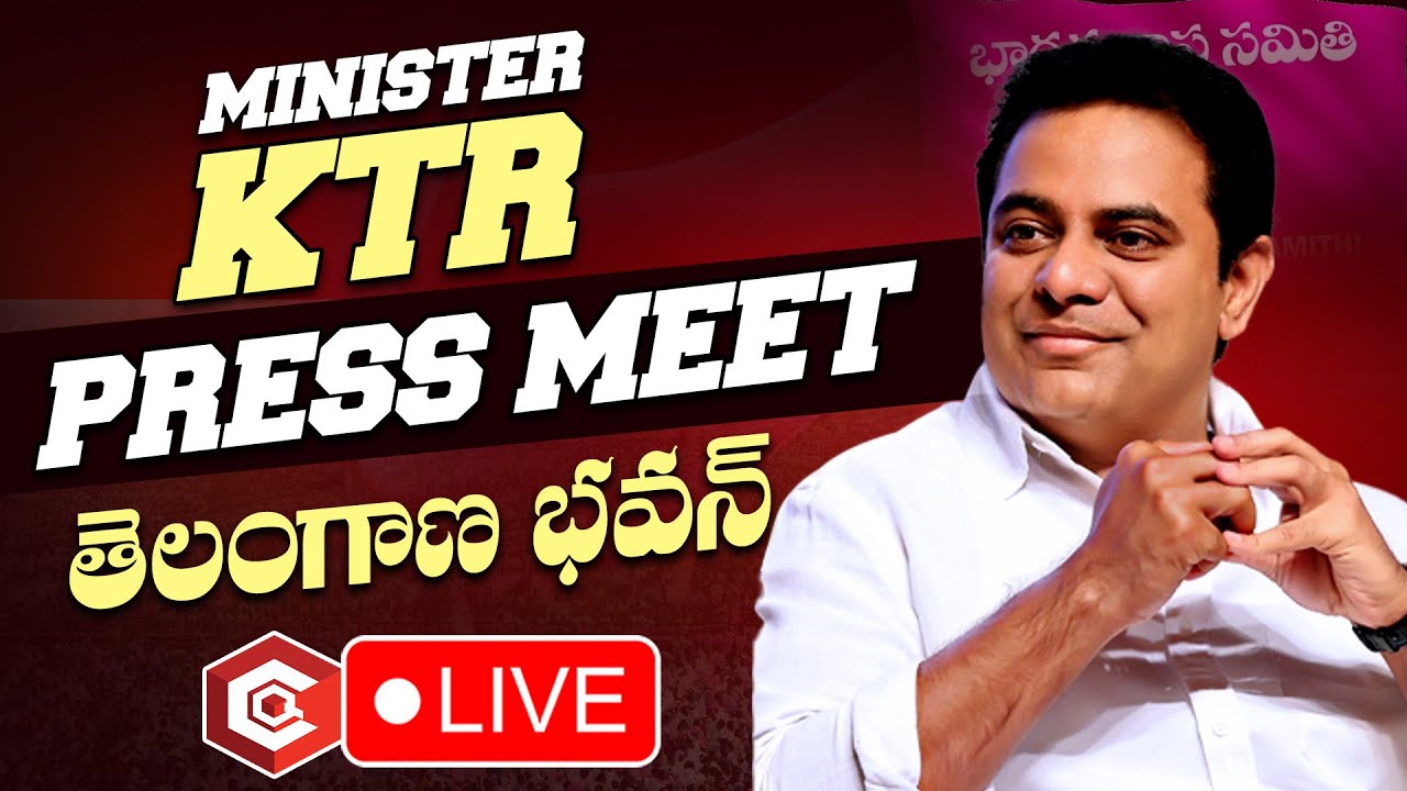 LIVE : Minister KTR Press Meet at Telangana Bhavan | BRS | Qubetv News ...