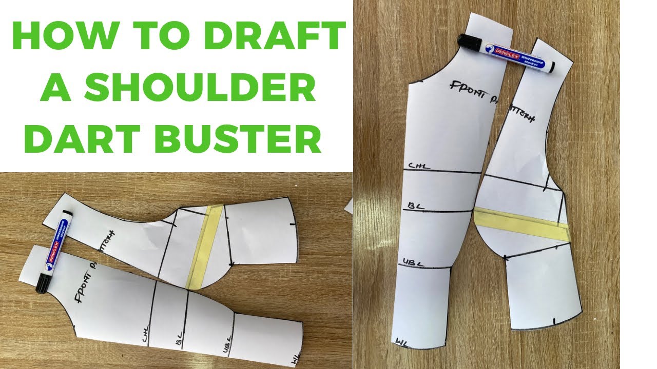 Shoulder Dart Bustier// Easiest Method. - YouTube