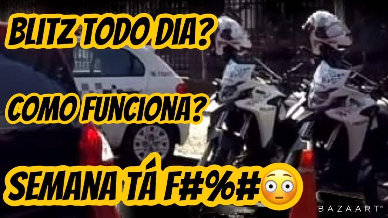 Blitz Policial todo dia ? Como funciona? Entenda... - YouTube