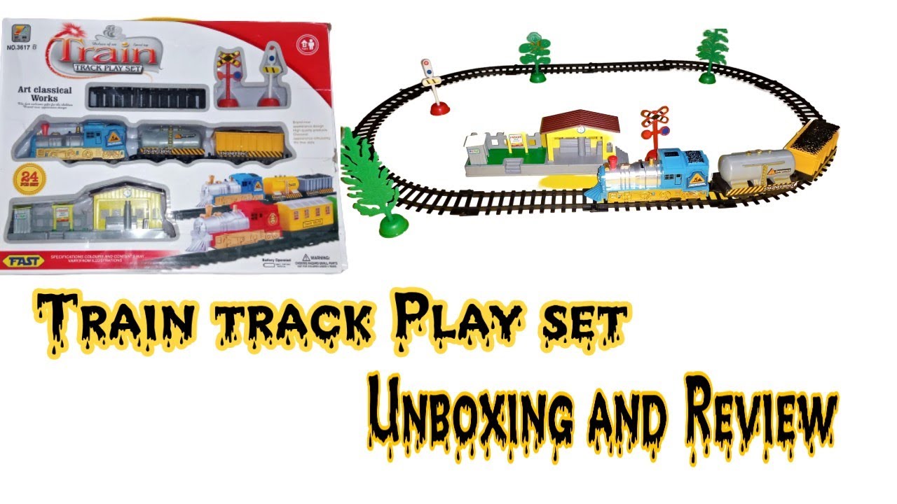 Train Track Play Set Toy| Art Classical Works | No:3617B|| Unboxing And ...