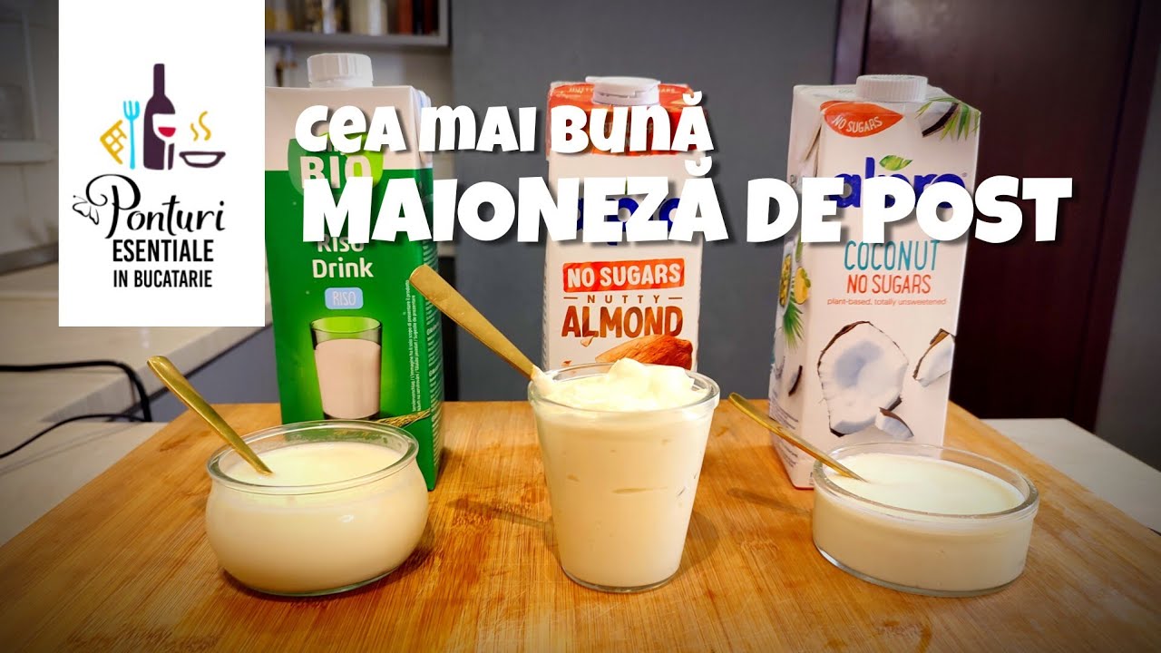 Cea mai bună maioneză de post | Maioneză vegană din lapte de migdale ...