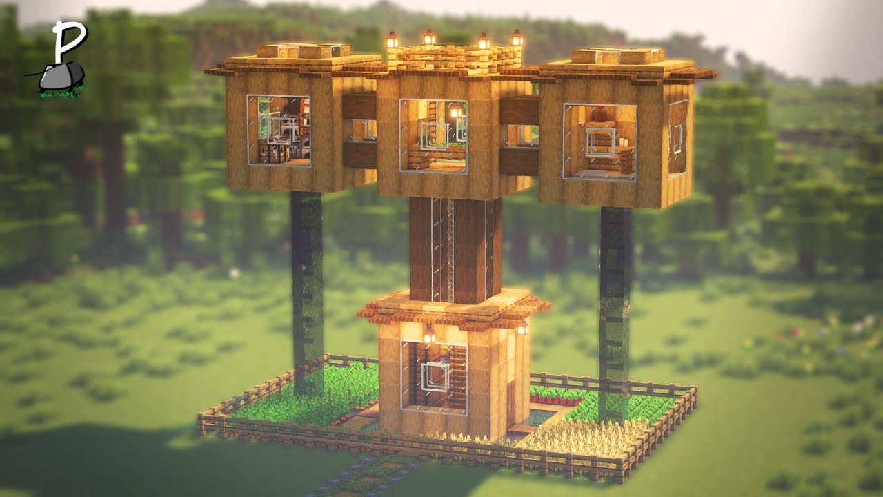 ⚒️Minecraft⚒️ Building a simple Cube Base | Starter Base - YouTube