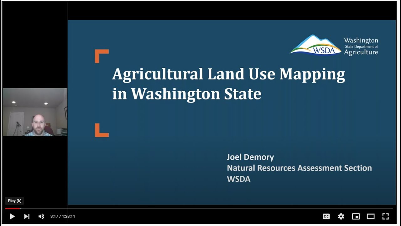 Agricultural Land Use Mapping in Washington State - YouTube