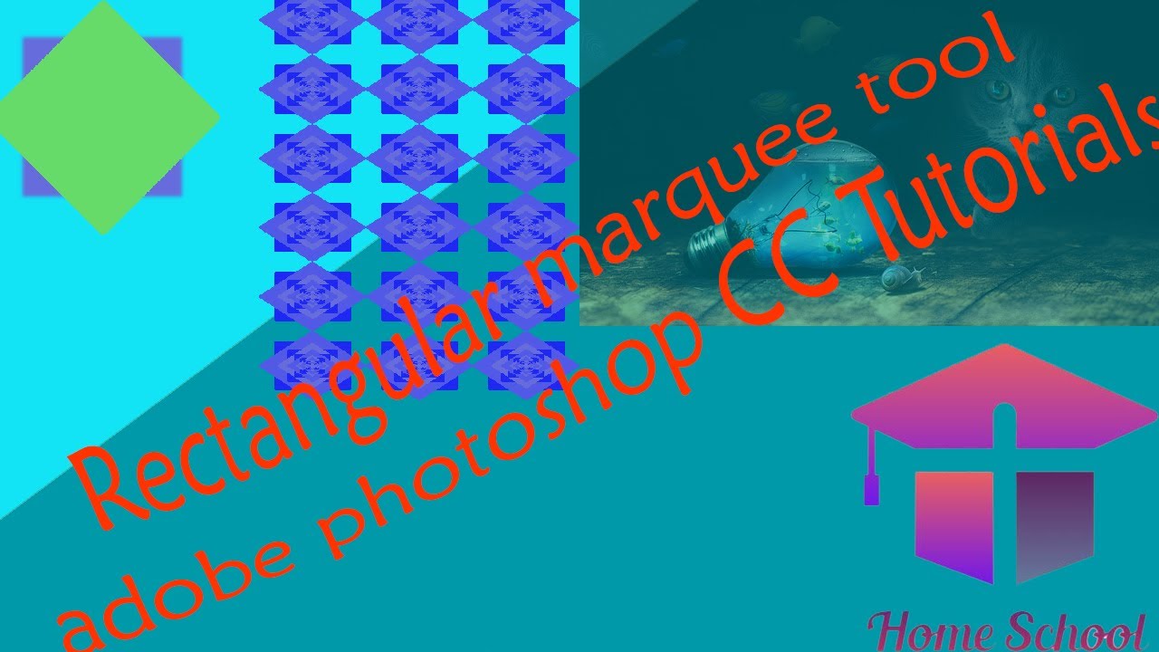 Rectangular marquee tool adobe photoshop CC Tutorials - YouTube