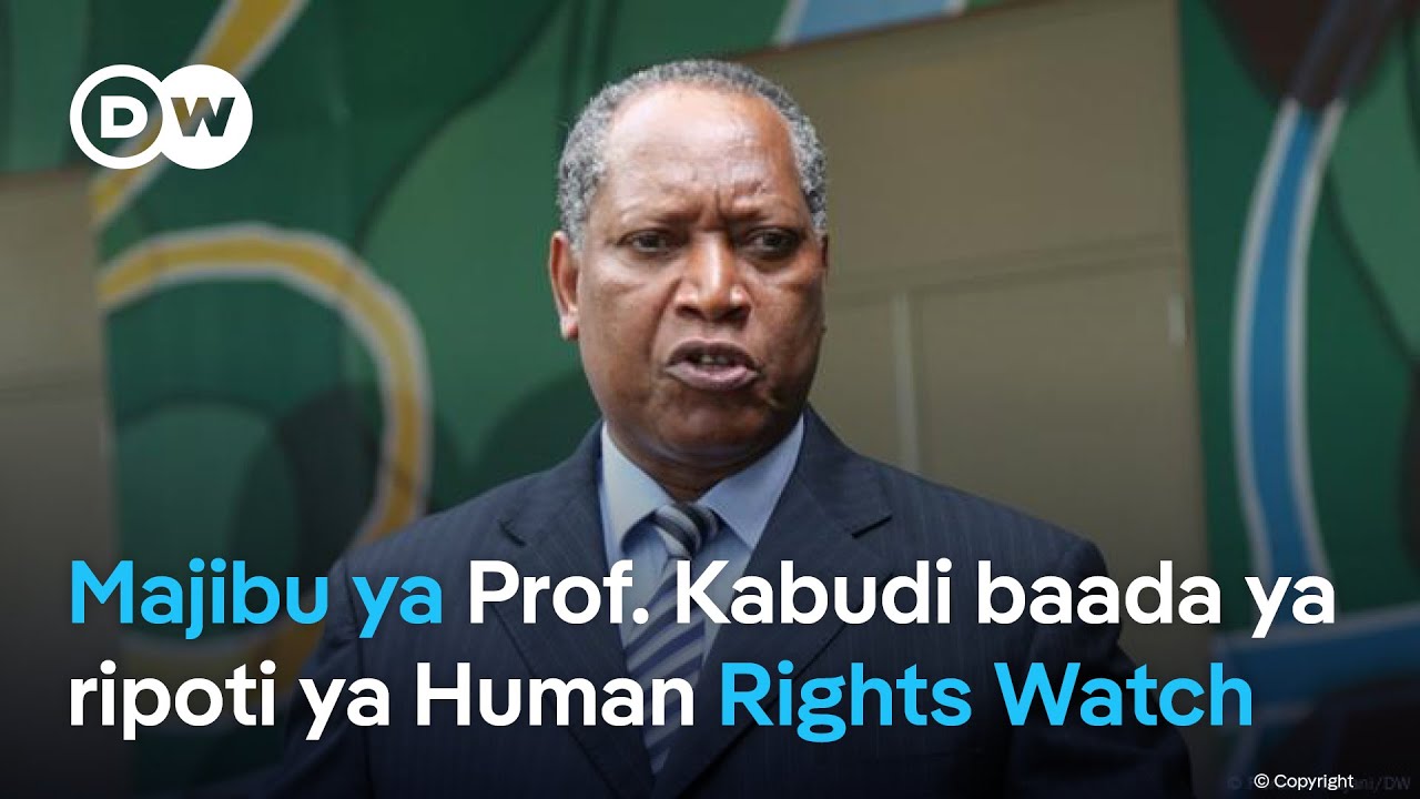 Prof. Kabudi: Ripoti ya Human Rights Watch imetiwa chumvi - YouTube