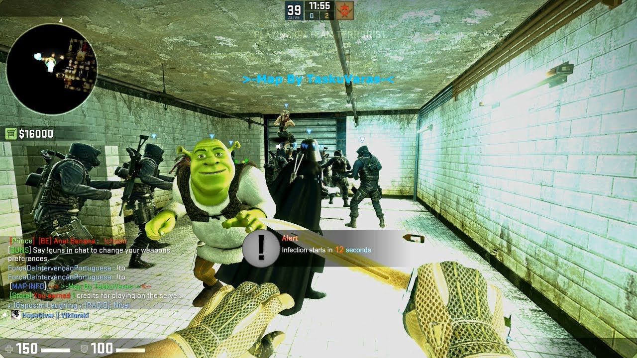 CS:GO - Zombie Escape mod - ze_SAW_p3 - GamersUnitedClan - YouTube
