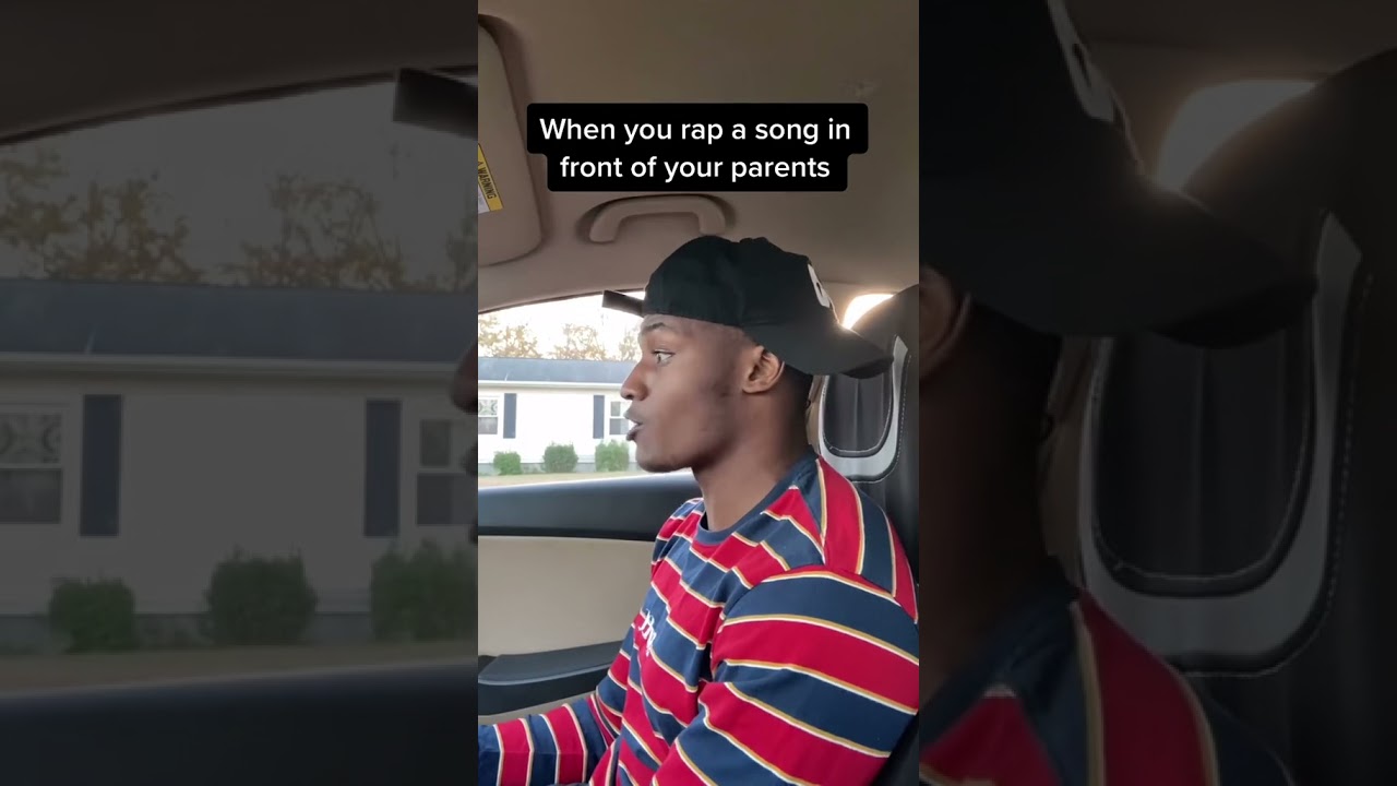 When you rap a song in front of your parents - YouTube