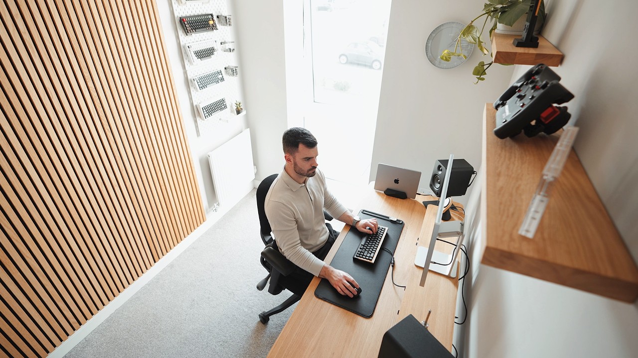My Final Home Office Tour. (2024 Desk Setup) - YouTube