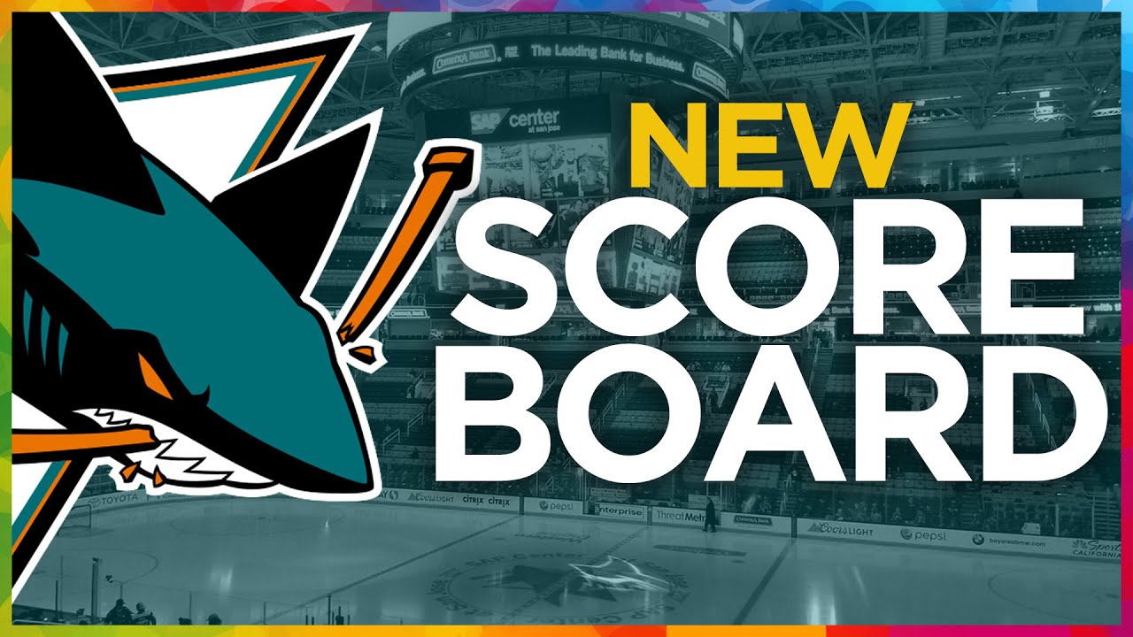 New Scoreboard DETAILS at SAP Center - YouTube
