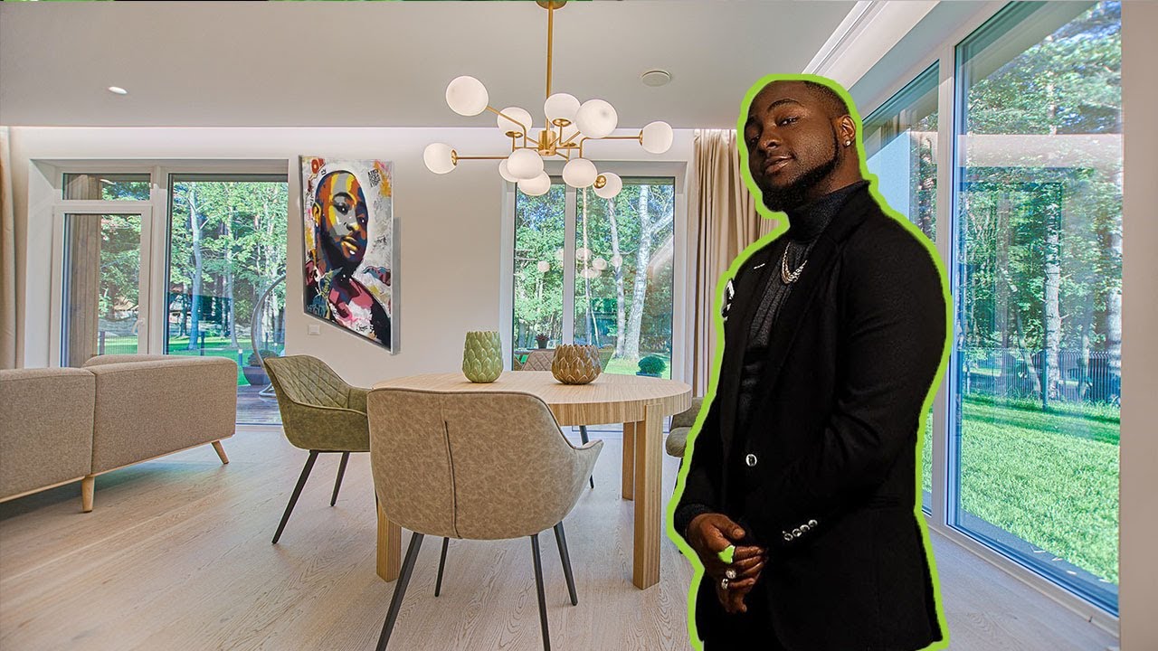 Davido's House Tour In Banana Island (Inside & Outside Design) - YouTube