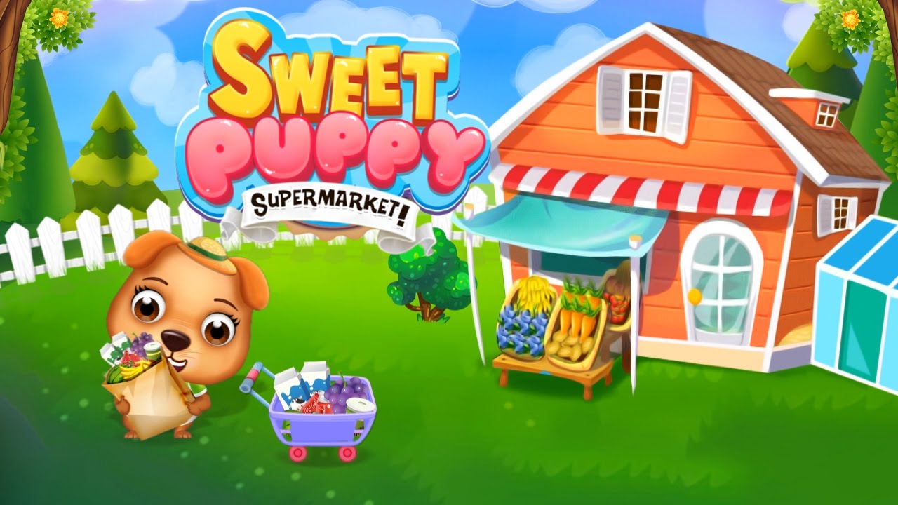 Sweet Puppy Supermarket - Supermarket Games By Gameiva - YouTube