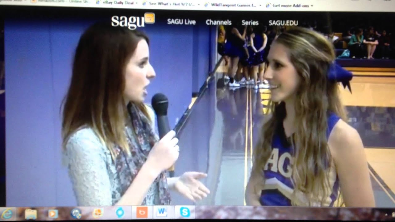 SAGU TV Interview with 2014 cheer captain Katrina Watson - YouTube