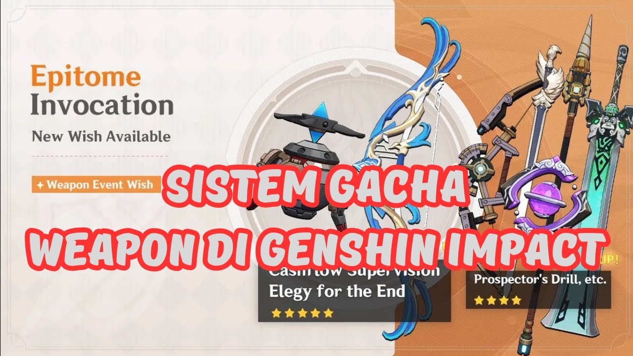 Sistem Gacha Banner Weapon B5 limited | Genshin Impact Indonesia - YouTube