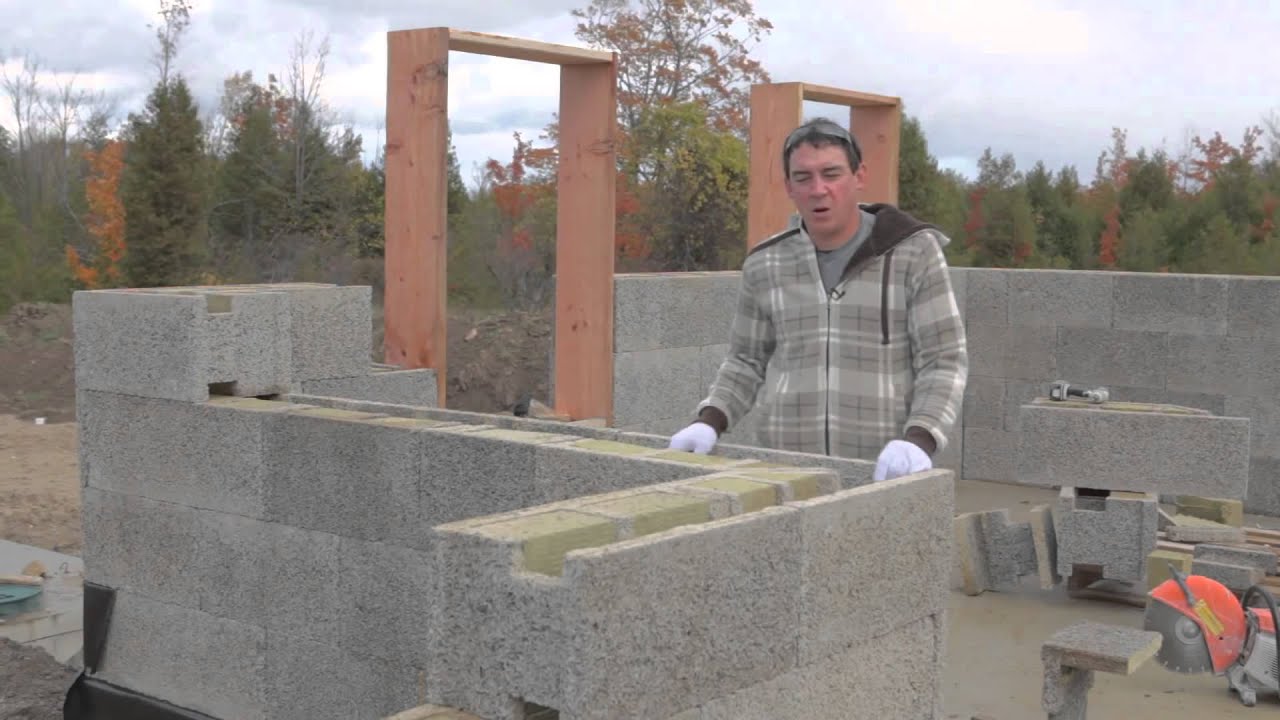 Durisol Installation Pioneer Masonry - YouTube