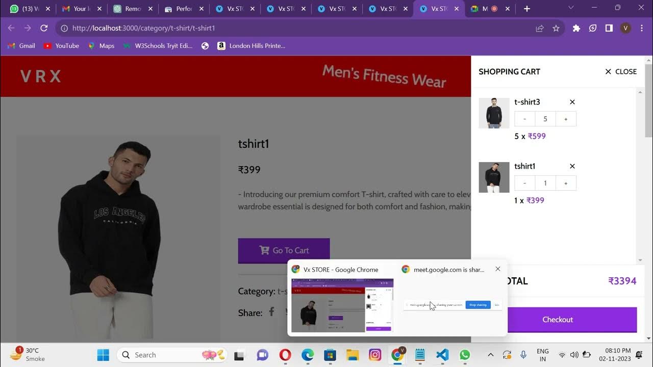 add to cart 4 | react js | plus quantity - YouTube