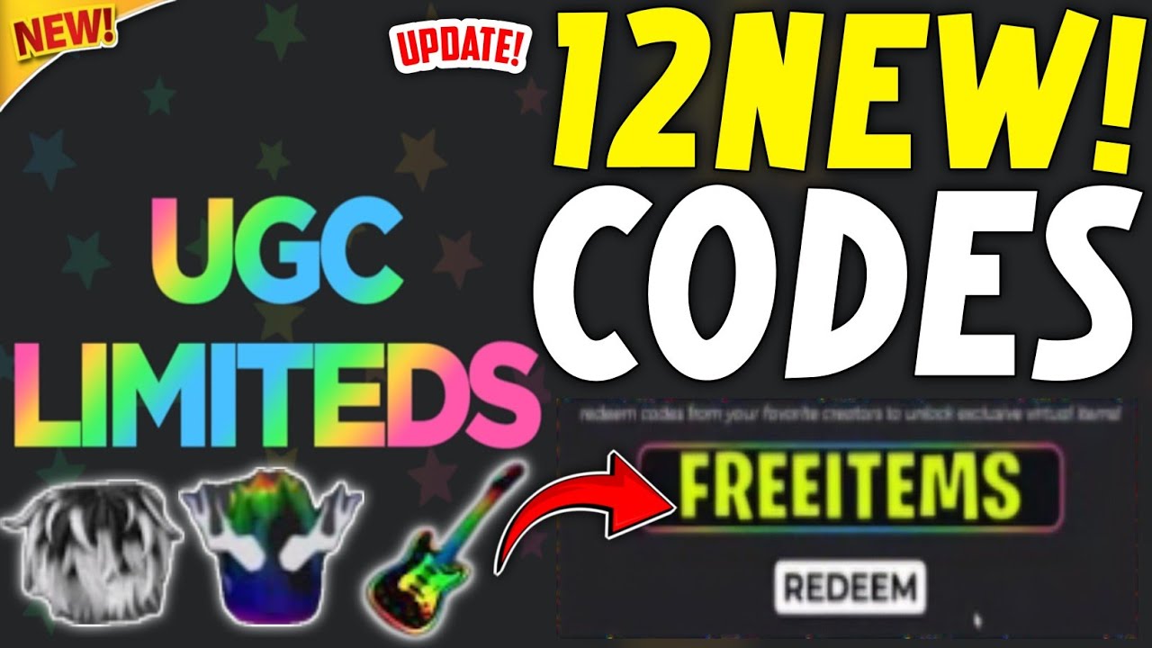 💥NEW!⚔️REDEEM💥Ugc Limited Codes In November 2024-Codes For Roblox Ugc ...