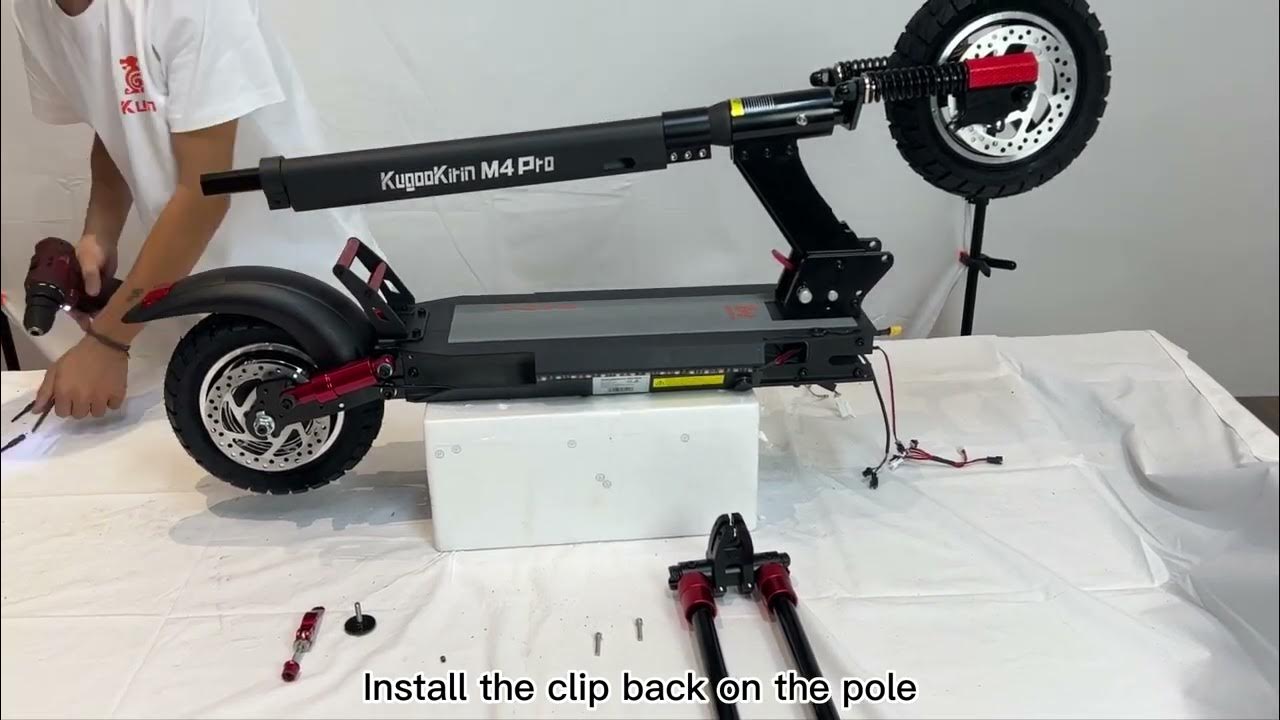 Kukirin M4&M4pro replacement integrated line tutorial（Kukirin M4&M4pro更换集成线教程英文） - YouTube