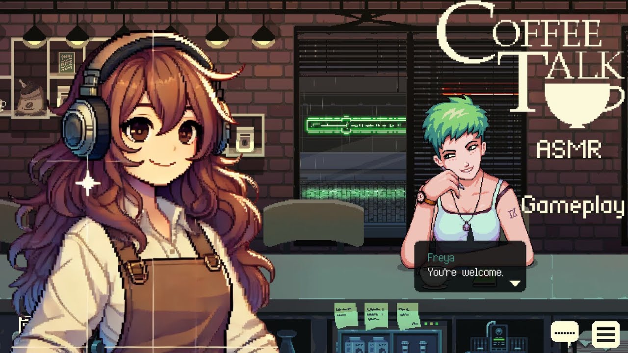 I Fell in Love with the Storytelling in this Game☕Coffee Talk ASMR ...