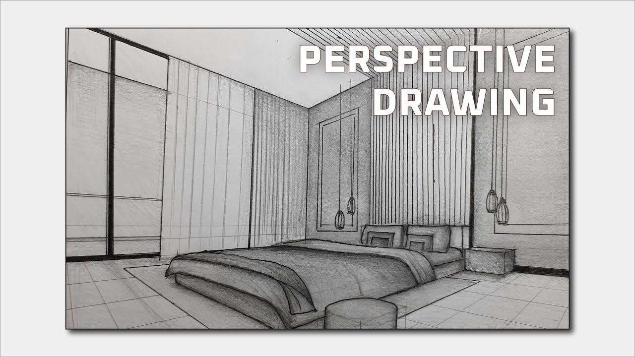 Mastering Two-Point Perspective: Draw Your Dream Bedroom - YouTube