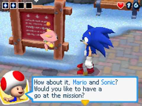 Mario and Sonic at the Olympic Winter Games DS [Adventure mode ...
