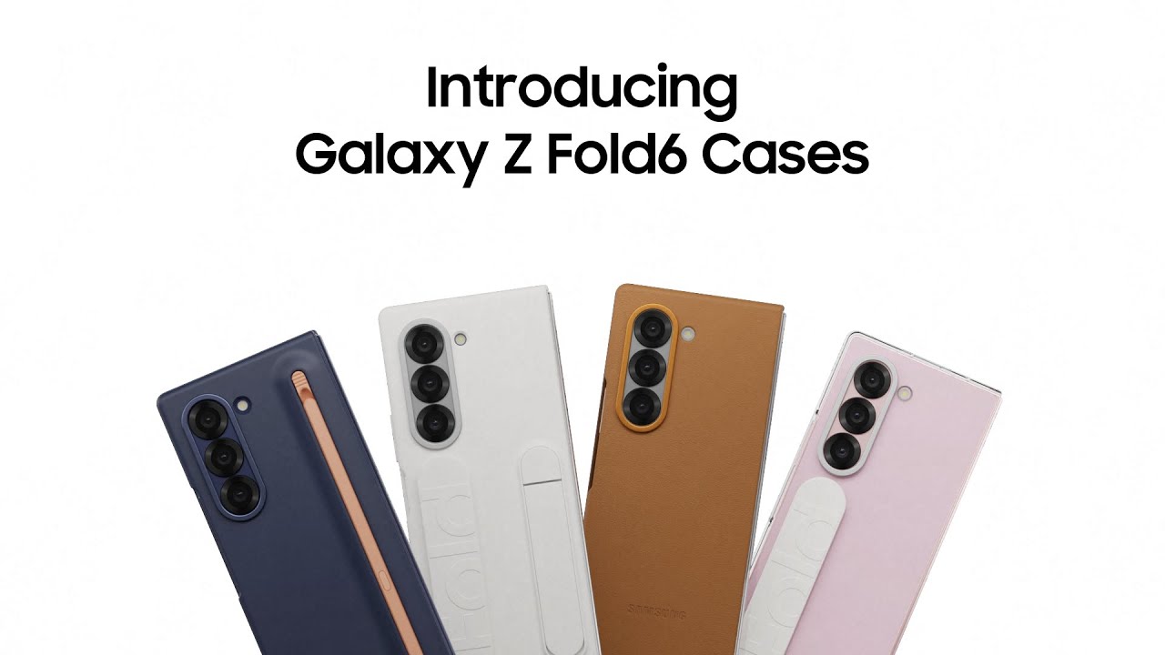 Galaxy Z Fold6: Introducing Galaxy Z Fold6 Cases | Samsung - YouTube