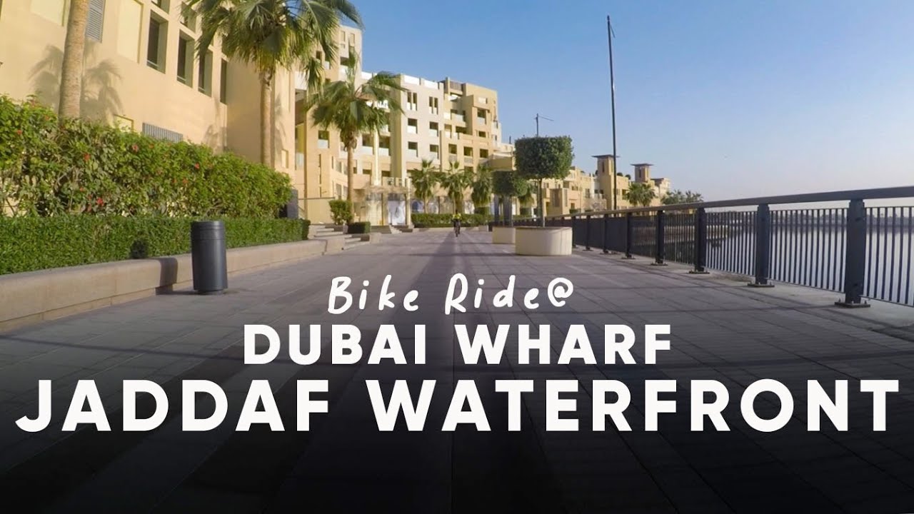 JADDAF WATERFRONT I PALAZZO VERSACE I GARHOUD BRIDGE Bicycle Ride - YouTube