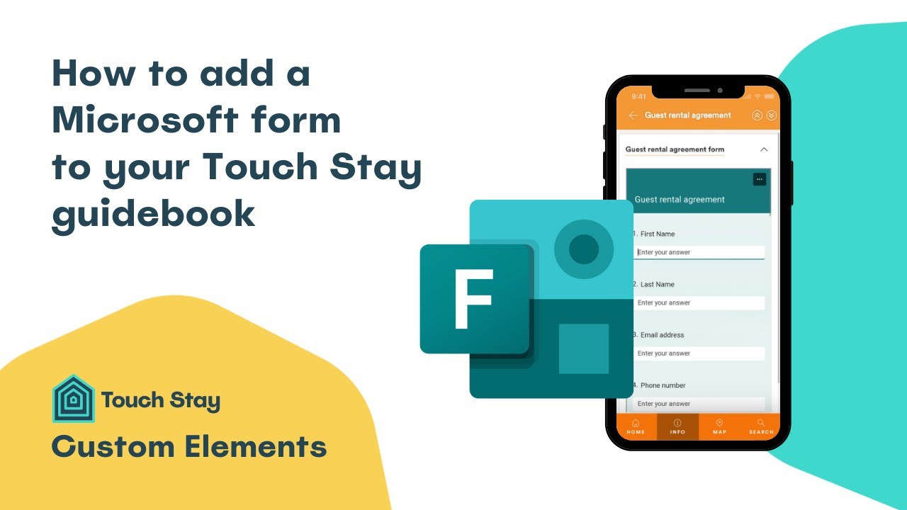 How to add a Microsoft form to your Touch Stay guidebook using Custom ...