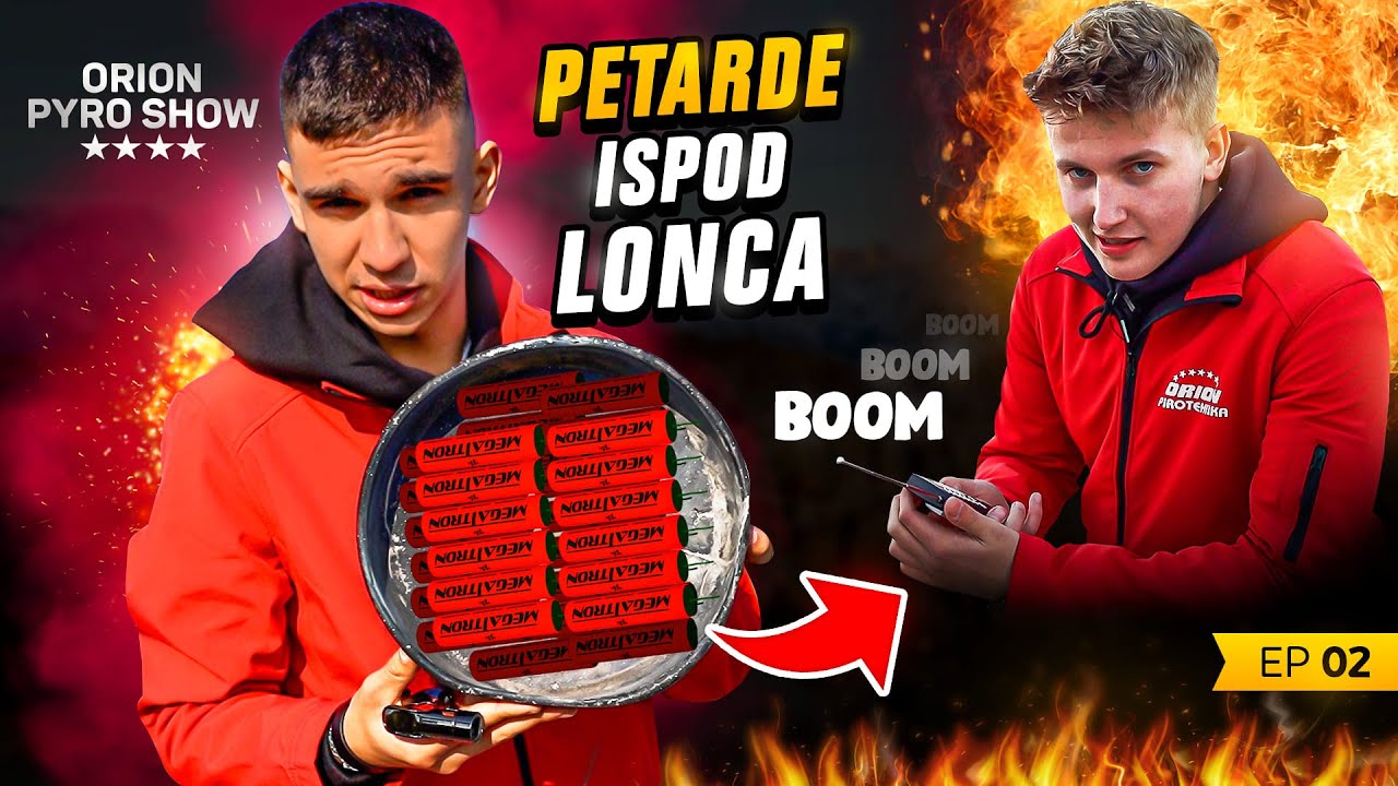 ORION PYRO SHOW Epizoda 2 | CHALLENGE Petarde u okršaju s loncem - YouTube
