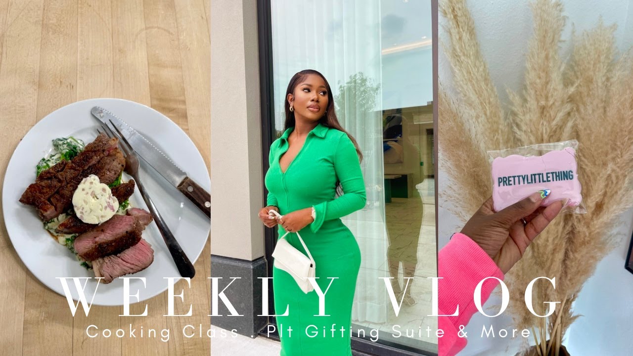 MY LIFE IN HOUSTON VLOG| COOKING CLASS DATE, PLT GIFTING SUITE & MORE ...