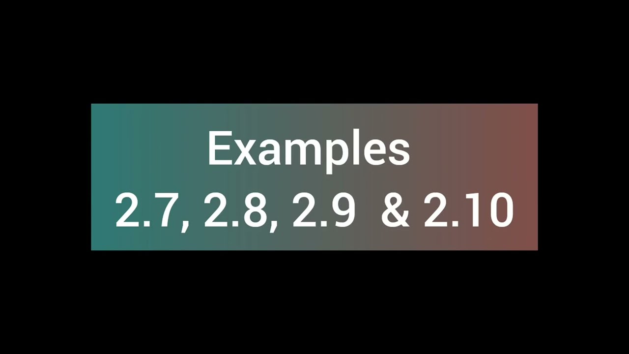 Examples 2 7 To 2 10 10th Maths Chapter 2 Numbers And Sequences YouTube examples-2-7-to-2-10-10th-maths-chapter-2-numbers-and-sequences-youtube