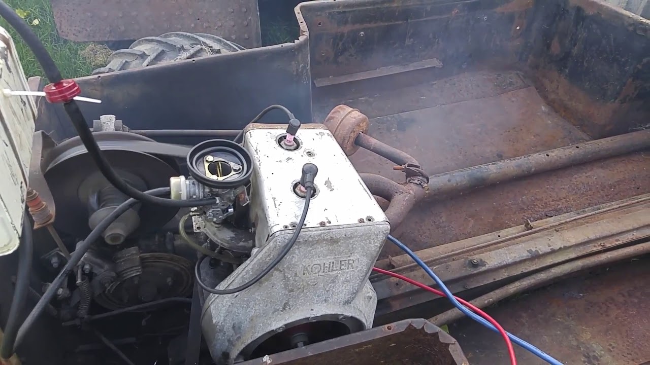 Kohler K399-2t Test run - YouTube