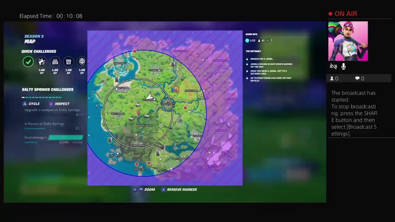 The getaway game mode FORTNITE - YouTube