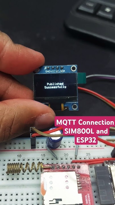 Displaying Sending Timestamp Data To Mqtt Using Sim800l And Esp32